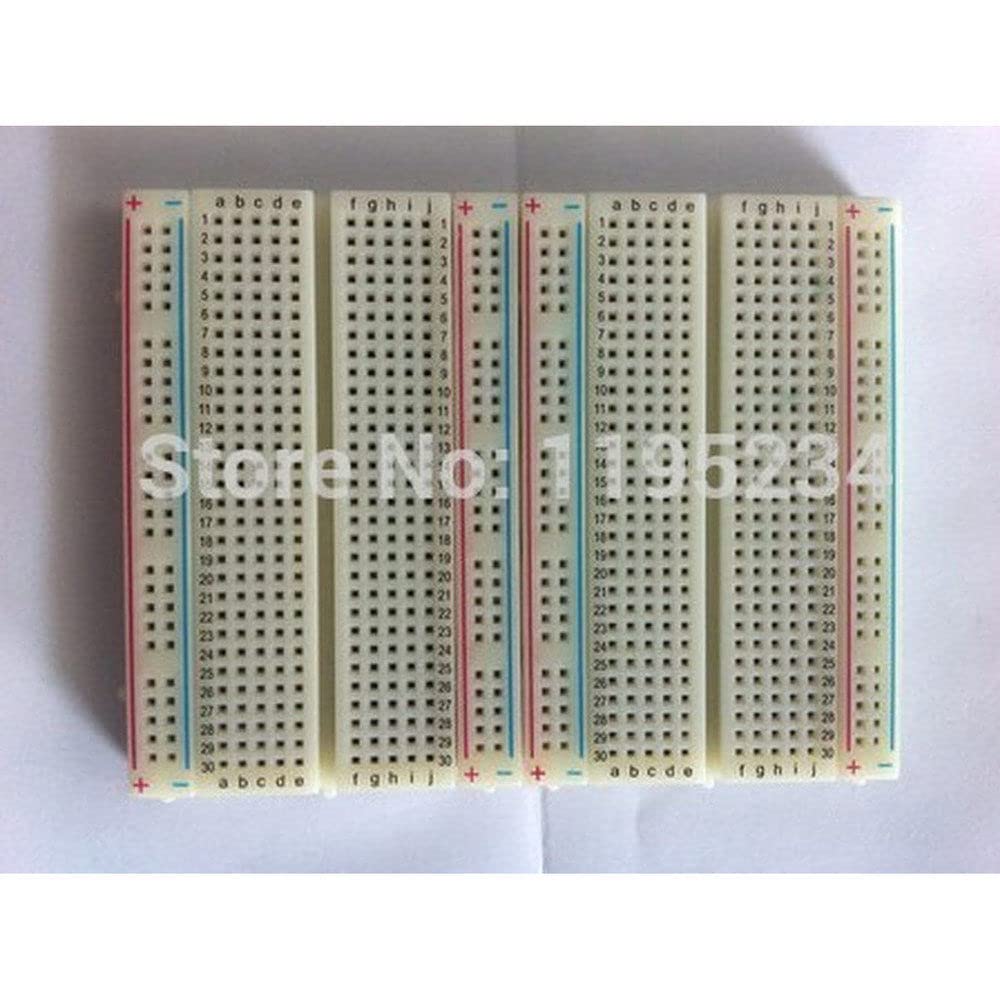 2pcs Quality Mini Bread Board/breadboard 8.5CM x 5.5CM 400 Holes.