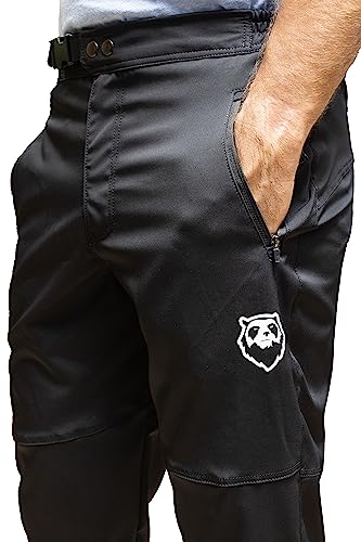 Andean Trails, MTB Pants, Mountain Bike Pants, Enduro Pants, Downhill Pants, Water Repellent Black
