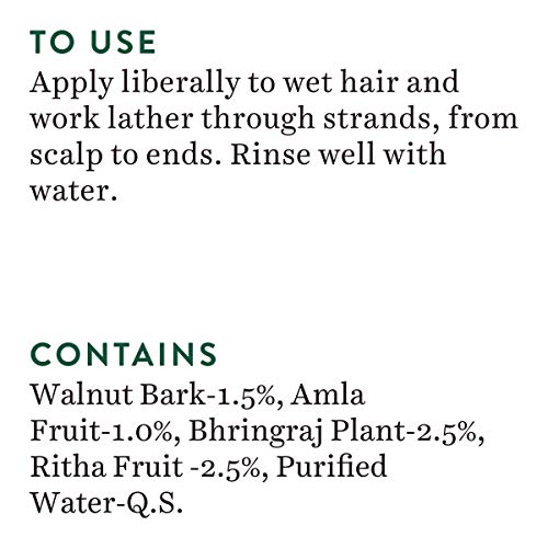 Biotique Bio Walnut Bark Volumizing Shampoo For Fine & Thinning Hair 120 ml/ 4.05 Oz. I Makes Hair Healthy, Silky, Shiny And Pure Natural Black I Musk Root Soap Nut And Black Malya Flowers
