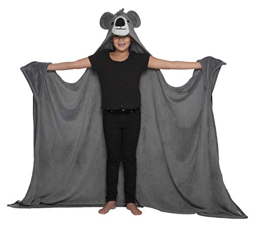 FUNZIEZ! Hooded Koala Plush Blanket - Wearable Throw for Kids - Unisex Children's Blanket