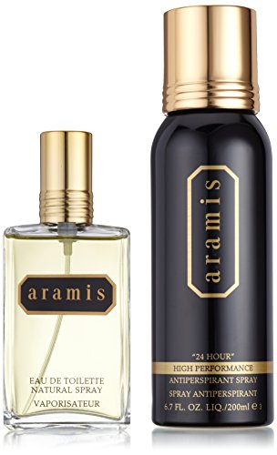 Aramis Gift Set 2.0oz (60ml) EDT Spray + 6.8oz (200ml) 24 Hour Antiperspirant Spray
