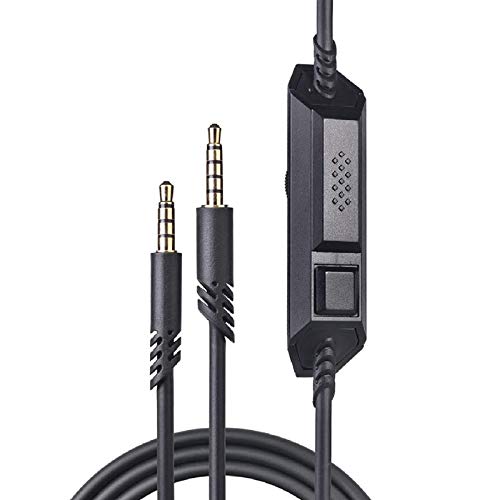 A40 A10 Replacement Cable Inline Mute Volume Control with Microphone for Astro A10/A40/A30/A50 1 M Headsets Cord Lead Compatible with Xbox One Play Station 4 PS4 Headphone Audio Extension Cable 1M