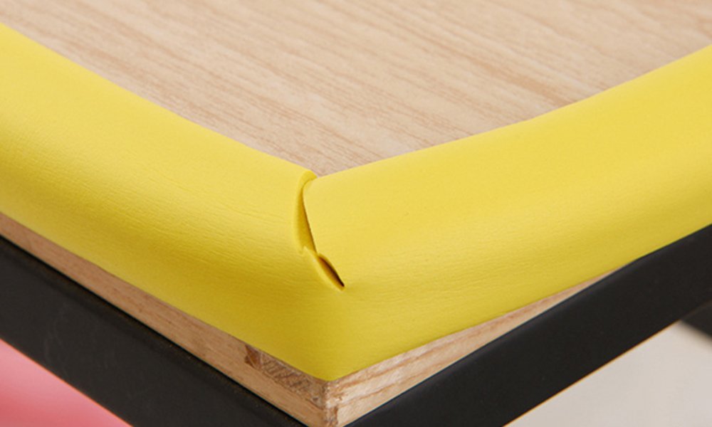 CSXD Grey Edge Protectors Baby Safety Table Guards Childproofing Protection, 6.6 Feet Edging