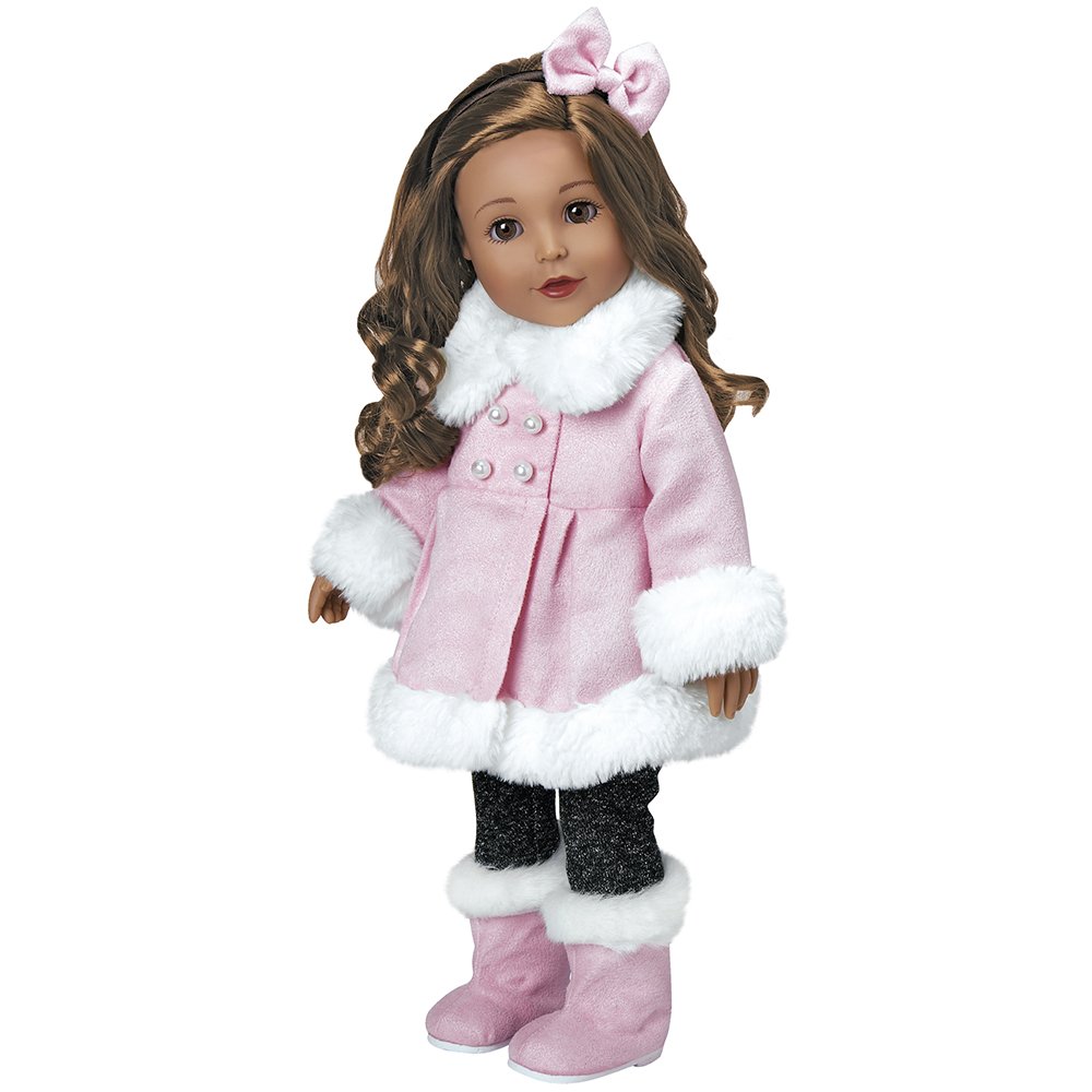 Adora Amazon Exclusive Amazing Girls Doll Accessories, Clothes for 18" Baby Dolls Includes Leggings, Headband, ad Boots, Birthday Gift For Ages 6+ - Snowy Winter Outfit