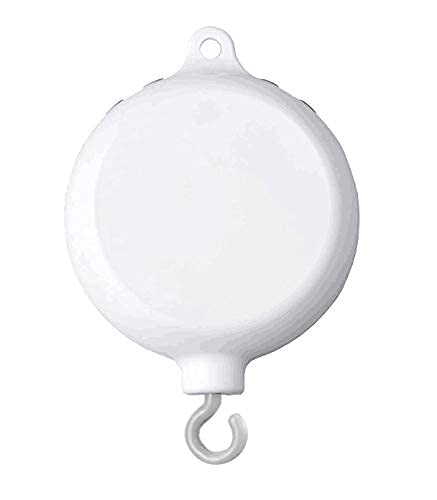 HLEEDUO Baby Crib Mobile Motor，Battery-Operated Baby Mobile Music Box with Download Function，Baby Music Box Spinner Connect Your Phone via Bluetooth,Crib Mobile Motor