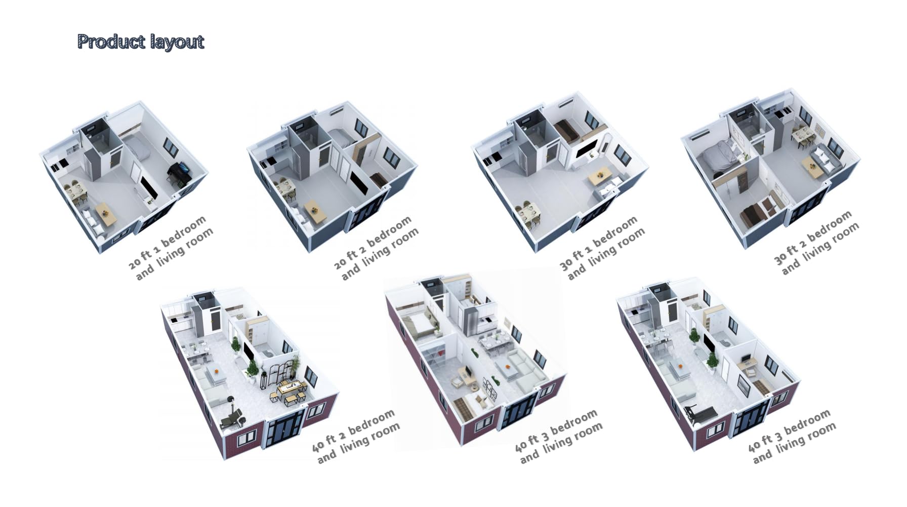 20ft Expandable Mobile House, Portable Prefabricated Home, Weather-Resistant, Fully Customizable