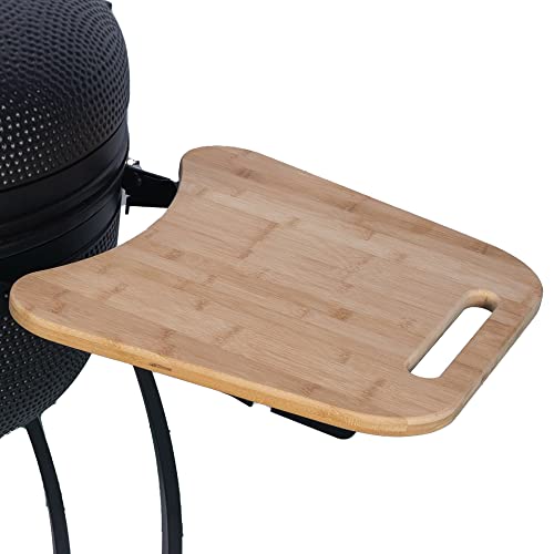 24" Ceramic Pellet Grill with 19.6" Diameter Gridiron Double Ceramic Liner 4 in 1 Smoked Roasted BBQ Pan-roasted for Outdoors Patio, Black