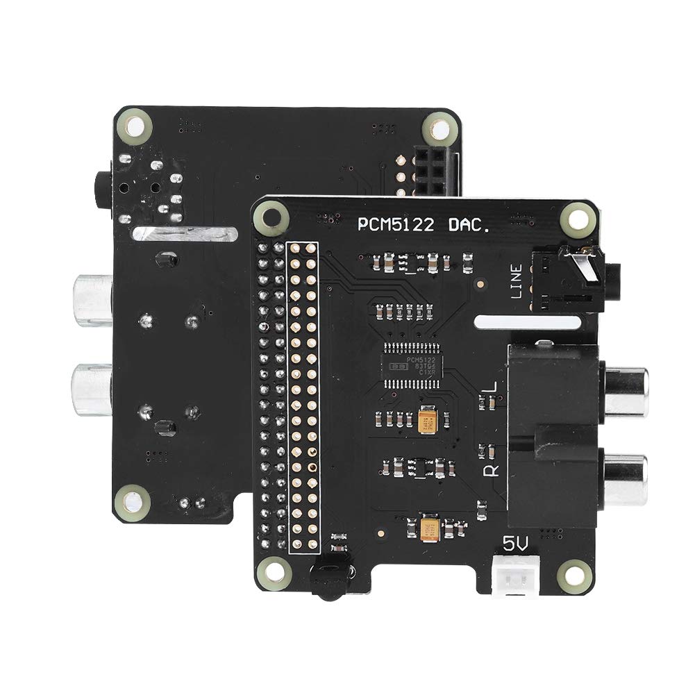 Cuifati Expansion Board for Raspberry Pi,3 Model B / 2B /B+/A+/, fosa PiFi/DAC+/HiFi/Full-HD Audio Expansion Board for Raspberry Pi Zero W, Support Volumio RuneAudio OSMC XMBC(Kodi) MOODE