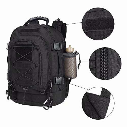 ARMY PANS Backpack for Men Large Military Backpack Tactical Waterproof Backpack for Work,Camping,Hunting,Hiking(BLACK)