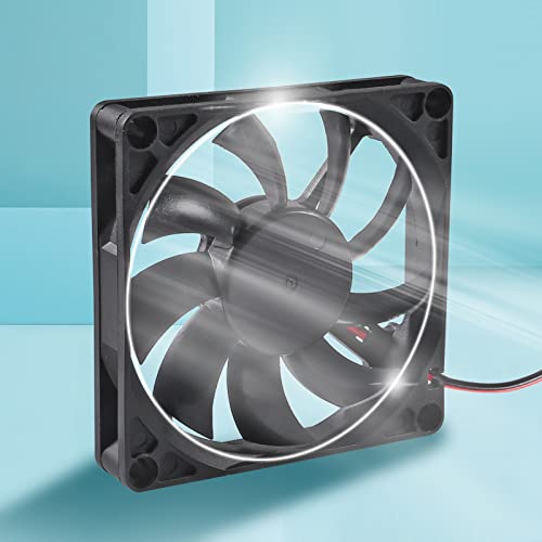 2PCS DC Coolng Fan 80x80x15mm 80mm 24V Dual Ball Bearing Brushless Case Cooler Fans for 3D Printer PC CPU Computer Case Fan Cooler