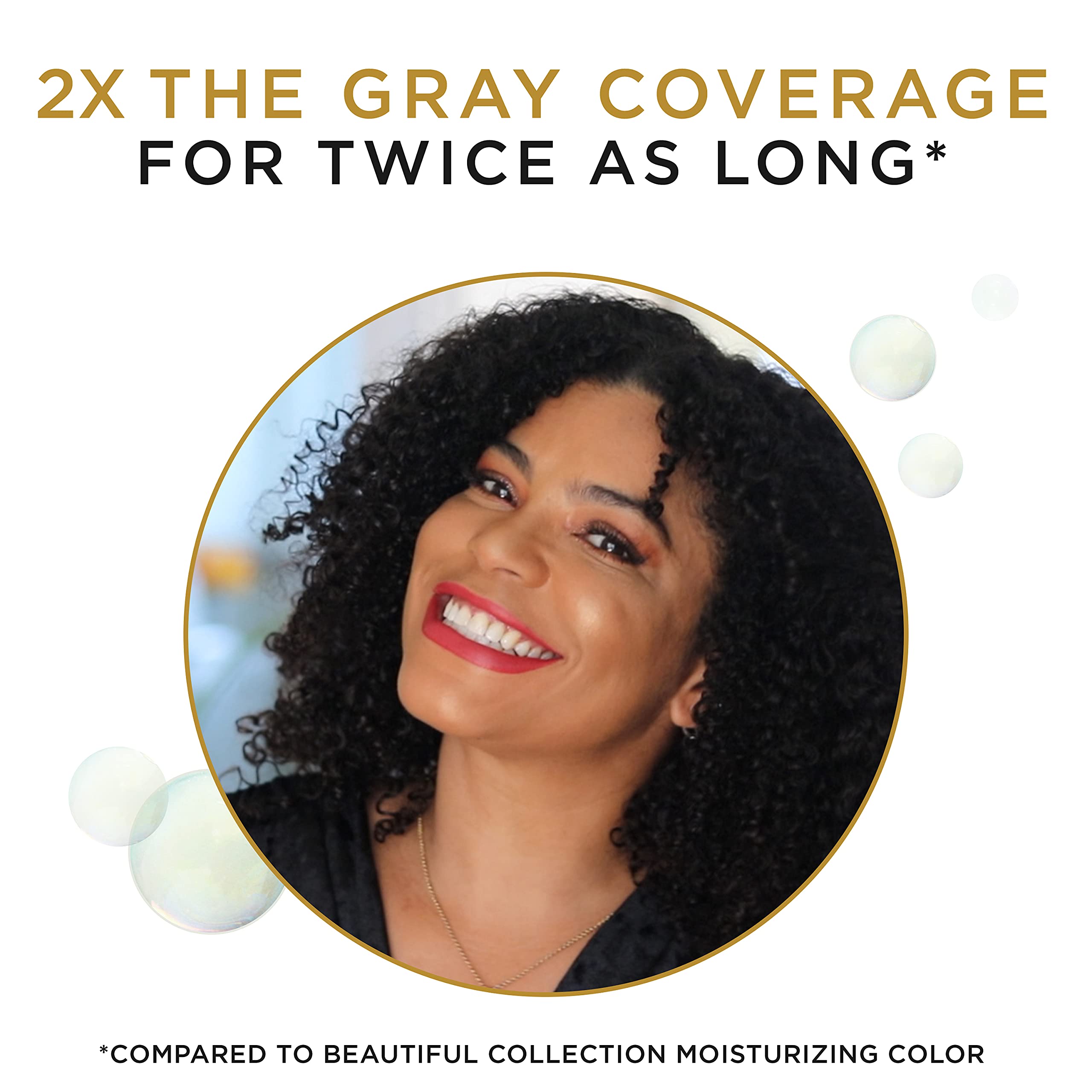 Clairol Professional Beautiful Collection Advanced Gray Solutions, 2RV Burgundy Brown, 3 oz. - Packaging May Vary