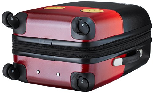 American Tourister Disney Hardside Luggage with Spinner Wheels, Black,Red, Carry-On 21-Inch