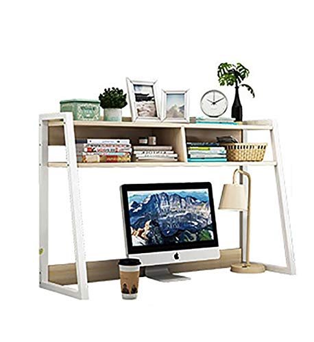 SMSJ-YJ Desktop Bookshelf 2-Tier Storage Shelf Desktop Organizer Home Space Saving Classic Desk Bookshelf Office Storage Rack Desktop Organizer (Size : L95CMW32CMH65CM)