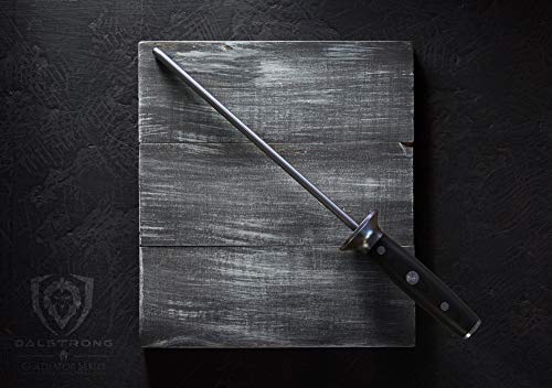 Dalstrong Honing Steel - 10" Rod - Gladiator Series Elite - HC Stainless Steel - G10 Garolite Handle - NSF Certified