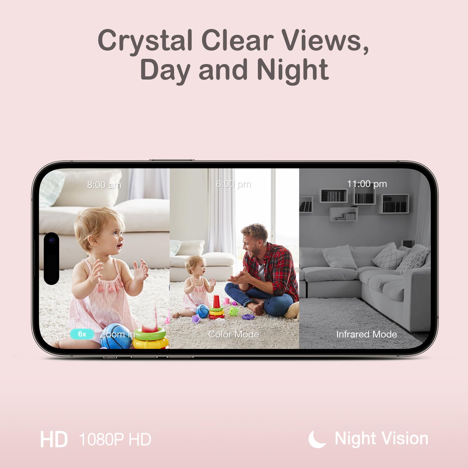 Sense-U Outdoor Wireless Security Camera, for Outdoor & Indoor Use with 1080P HD/Rechargeable Battery/Night Vision/PIR Motion Detection / 2-Way Talk/Waterproof/No Monthly Fee