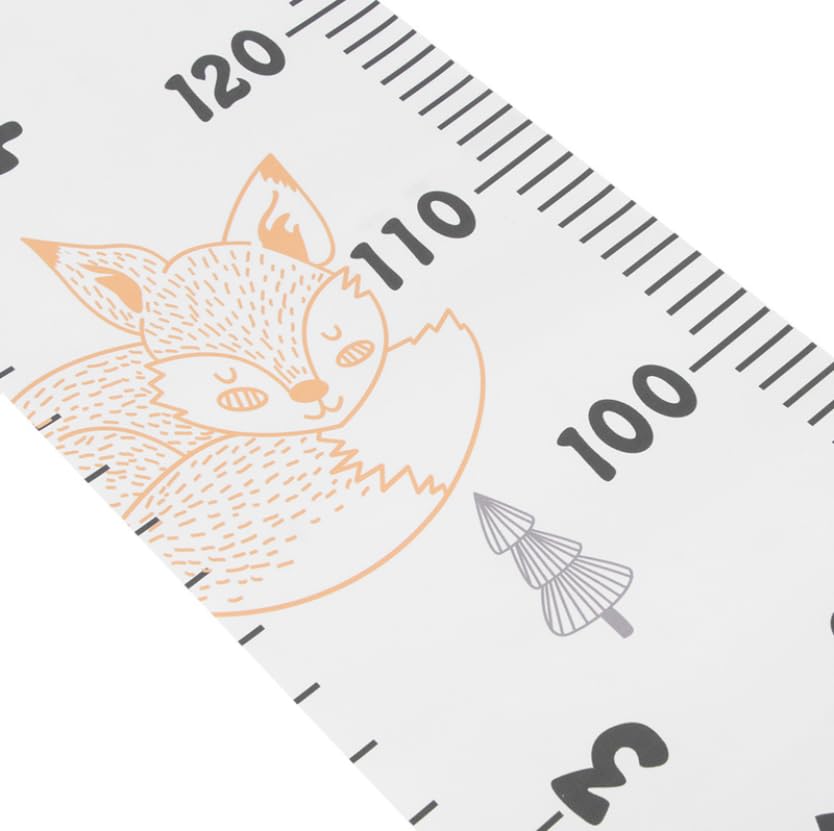 GLOGLOW Growth Chart, Height Chart Cute Wall Ruler Removable Height Measure Chart Wall Sticker Height Measure Home Room Decoration Child Toy Growth Chart for Kids(#1)