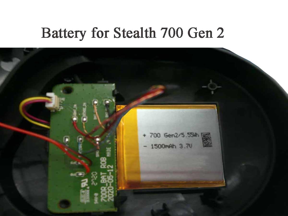 AOLIKES 3.7V 1500mAh Replacement Battery for HyperX Cloud Flight Cloud Alpha, ROCCAT Syn Max Air PC Wireless Gaming Headset and Turtle Beach Stealth 700P Gen 2, 700X Gen 2 Gaming Headset