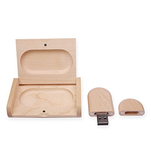 Custom Logo/Image Wooden USB Flash Drive 16GB Thumbdrive Memory Stick