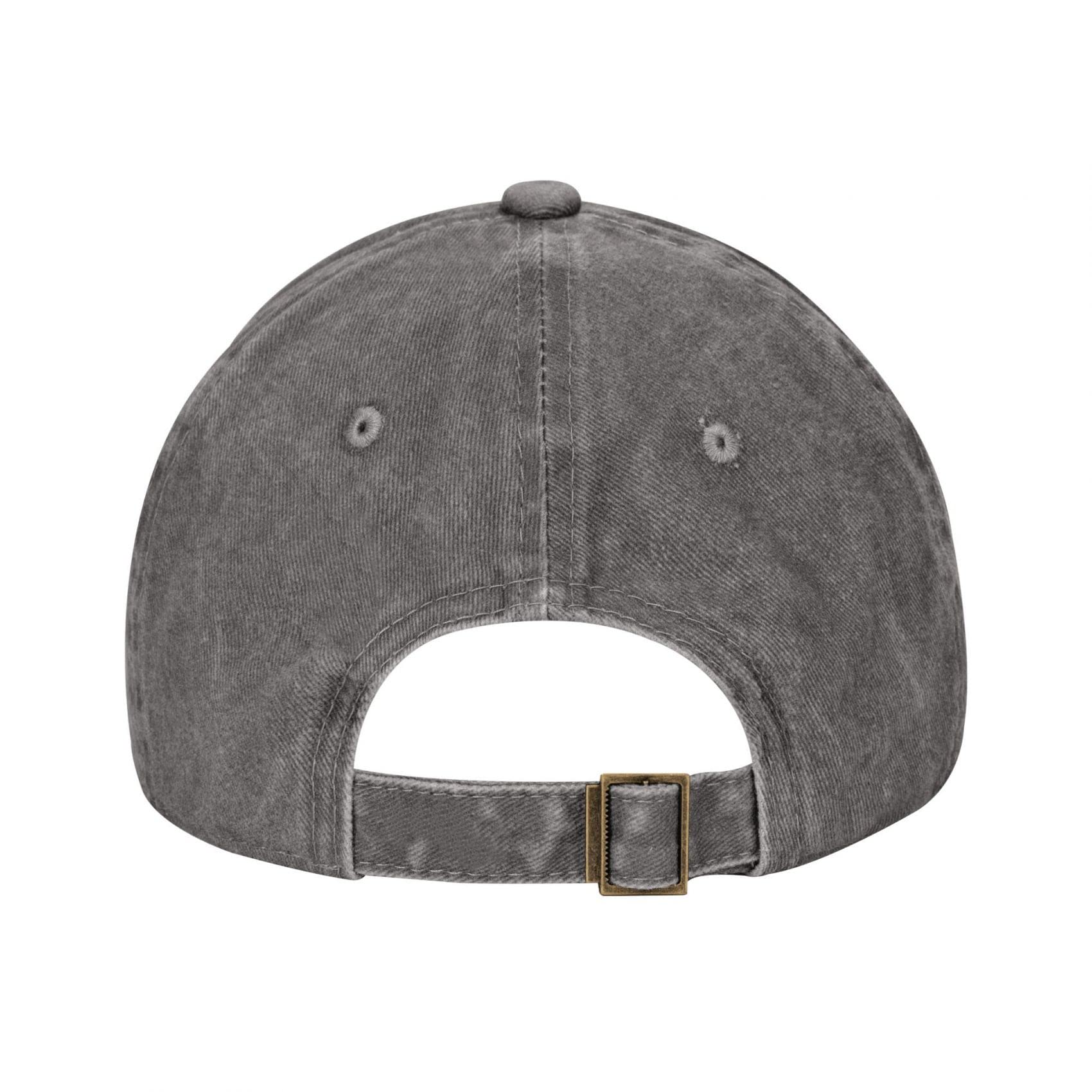 2023 Retirement Gift for Men Women, Retired Life Baseball Cap Vintage Distressed Denim Cotton Hat Grey