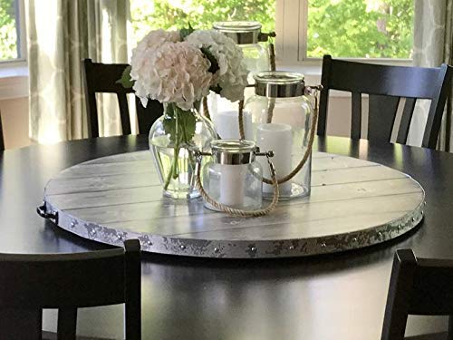 36" Large Lazy Susan for 72" Dining Table