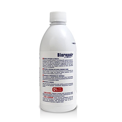Biorepair: " Collutorio " Mouthwash 500ml/16.9 fl.oz - Pack of 4