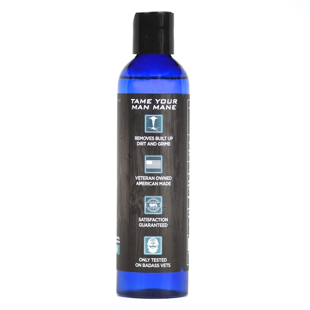 Badass Beard Care Beard Wash for Men - Makes Your Beard Smell Fresh and Clean, Keeps Beard Hair Light, and Skin Hydrated and Refreshed, 8oz