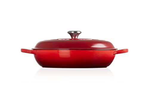 Le Creuset Enameled Cast Iron Signature Braiser, 5 qt. , Cerise
