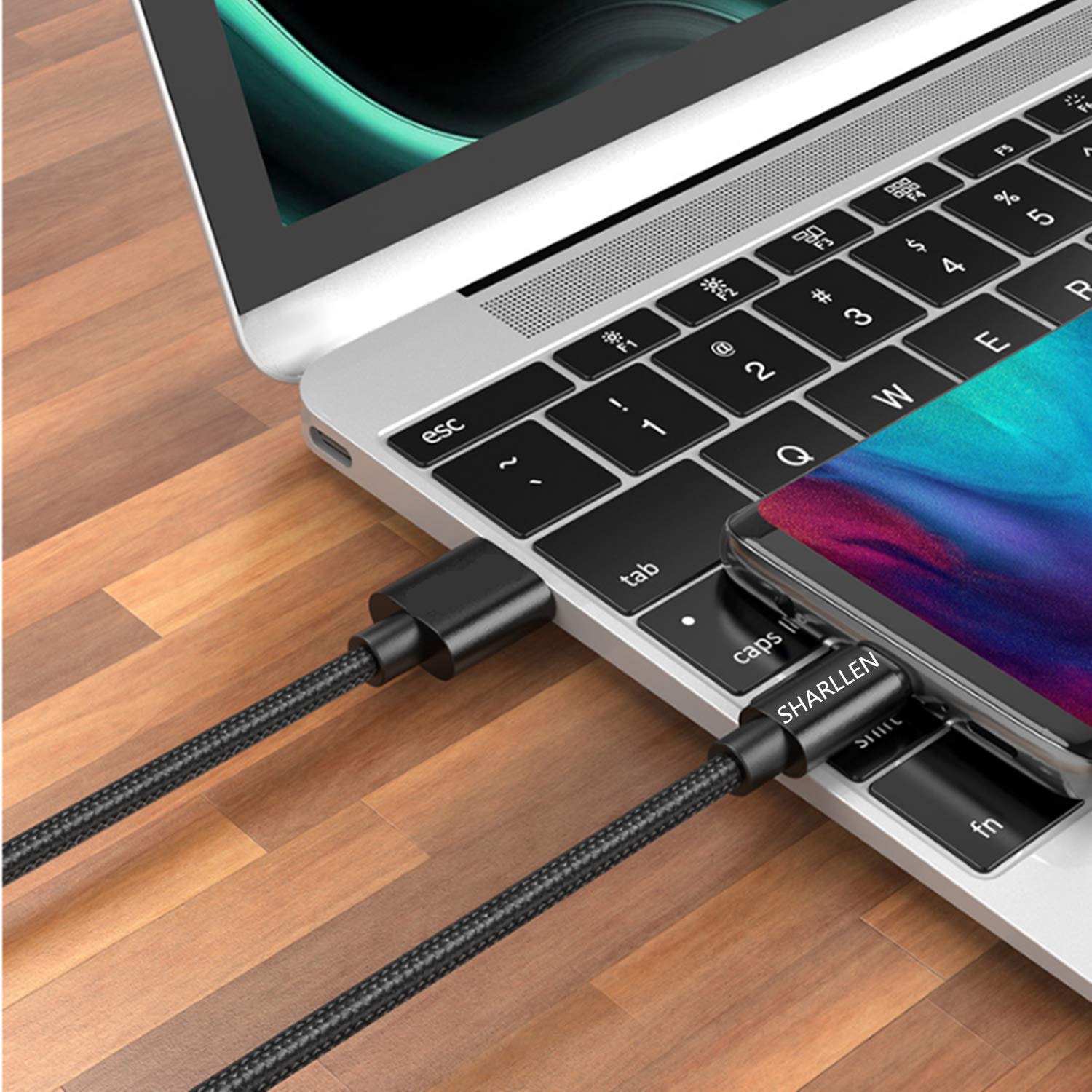 sharllen iPhone Cable MFi Certified Lightning Charger 5Pack 6FT Nylon Braided iPhone Charging Cord Fast W 6Feet USB 6Foot iPhone Data Wire Compatible iPhone12/11 Pro/XS/XR/X/8/7/6/iPad/iPod/IOS Black