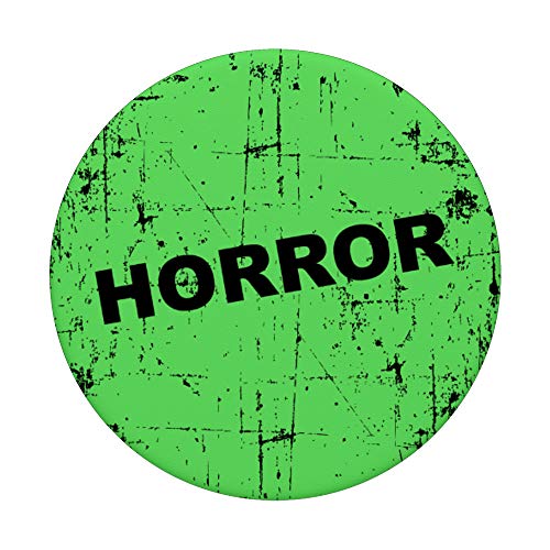 Distressed Horror Movie Green VHS Rental Gift Movie Lovers PopSockets PopGrip: Swappable Grip for Phones & Tablets