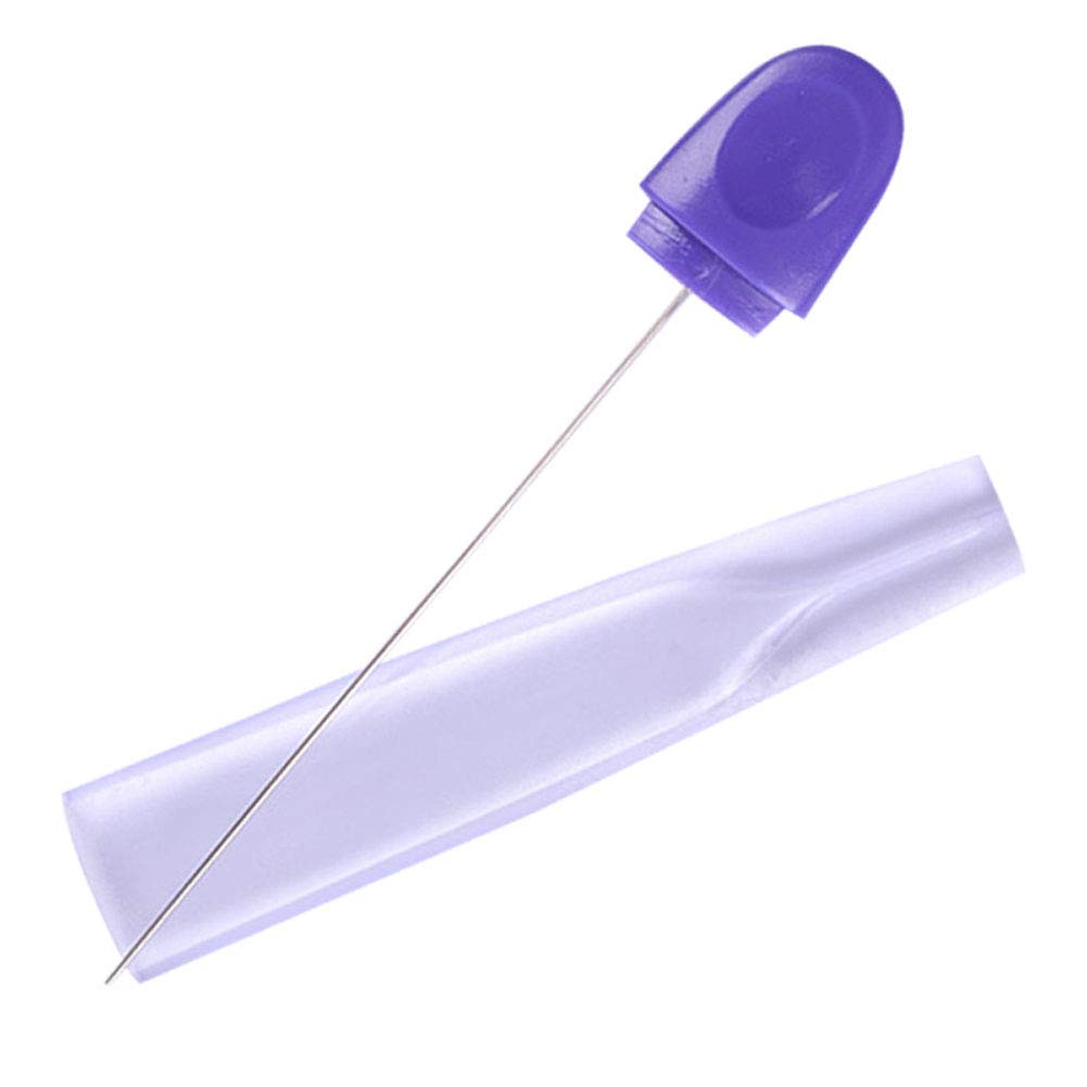 2 Pieces Stainless Steel Reusable Cake Testing Needles Probe Skewer Pin Needle for Kitchen Home Bakery Tools with Transparent Cover