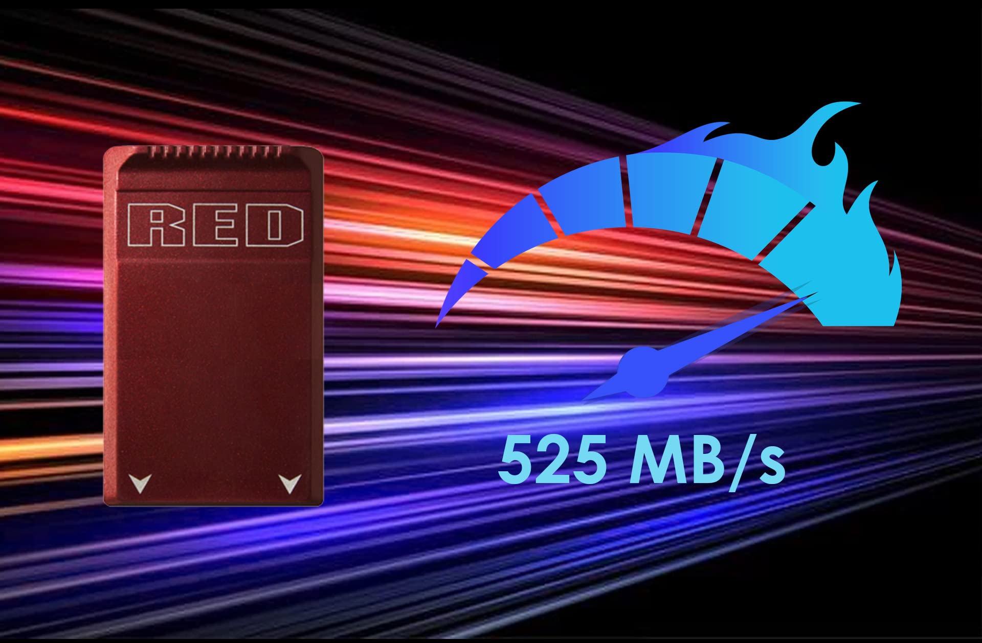 Blackjet VX-1R is a RED Mini-MAG Reader That's USB 3.2 Gen 2 (RED Approved). It has Read speeds of 525 MB/s. It's a Designed for Professional DIT for The Video, Broadcasting, and Cinema Market.