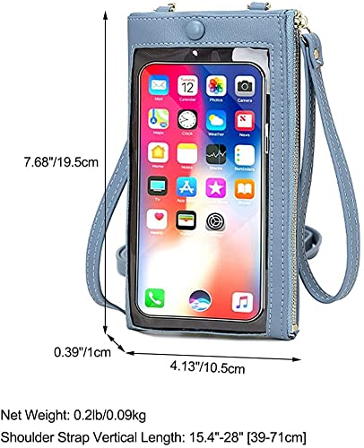 Aeeque Crossbody Cell Phone Purse Bag for Women, Black