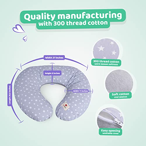 Amamantas Nursing Pillow and Positioner for All Stages of The Babies. Include Pillow and Washable Cotton Cover