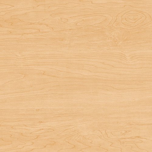 Bush Business Furniture 400 Series Table Desk with Metal Legs, 60W x 30D, Natural Maple