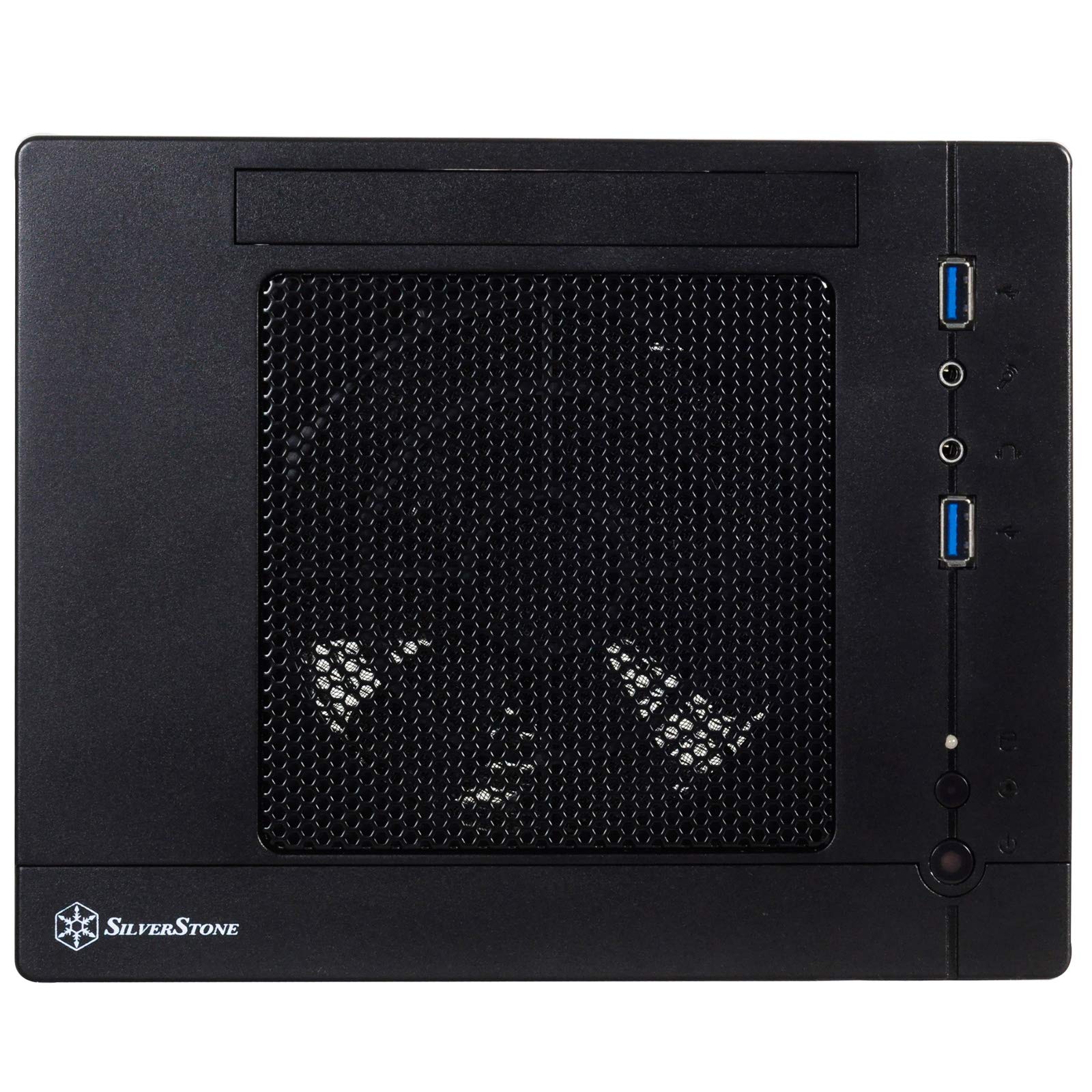 SilverStone Technology SG05BB-LITE Mini-ITX Computer Case Super Small Form Factor with SFX PSU Support SG05BB-LITE-x