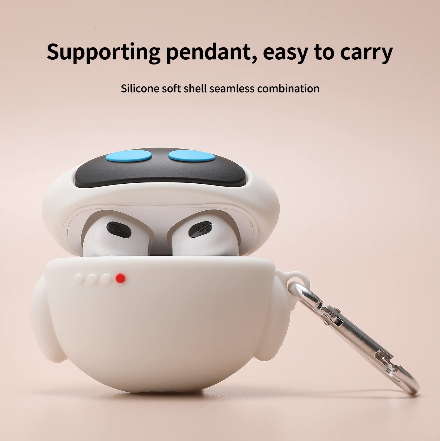 Ahnspiceo Compatible with AirPods 3 Case Cover, 3D Cute Funny Anime Characters Design Case Compatible with AirPods 3rd Generation Case 2021,for Women Men AirPods 3rd (Eva)