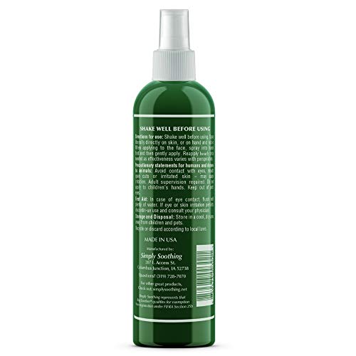 Bug Soother Refill - Natural Insect, Gnat and Mosquito Repellent & Deterrent - 100% DEET-Free Safe Bug Spray for Adults, Kids, Pets, Environment - Includes Free 1 oz. Travel Size. (16 oz.)