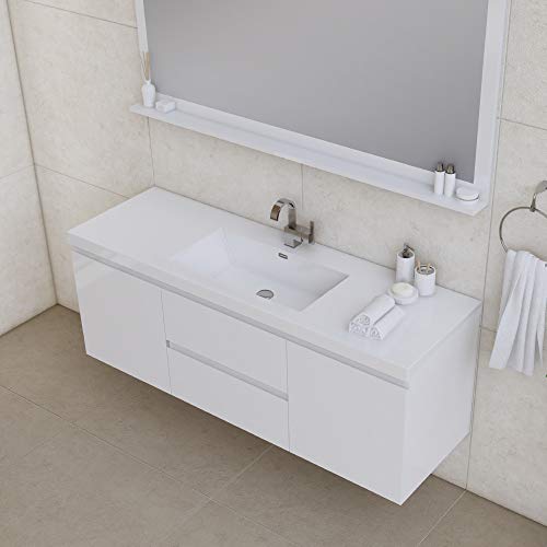 Alya Bath Paterno Bathroom Vanity, Rosewood