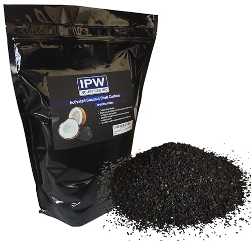 5 Lbs Bulk Water Filter/Air Filter Refill Coconut Shell Granular Activated Carbon Charcoal by IPW Industries Inc