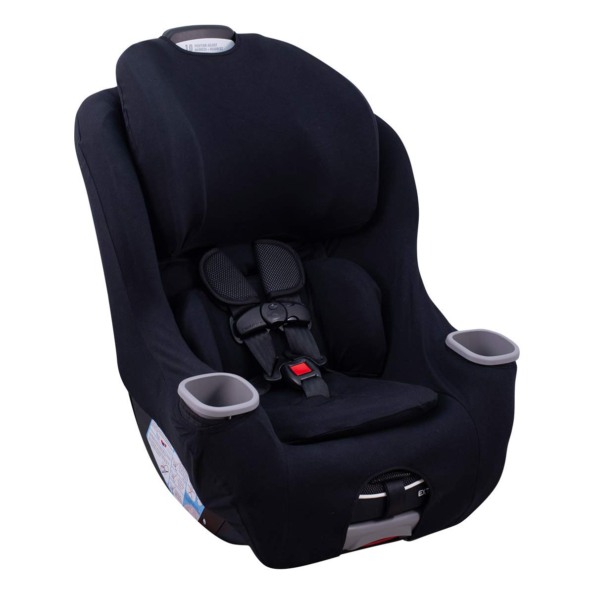 JYOKO Kids Cover Liner for car seat Compatible with Graco Extend2fit, 100% Cotton Made (Black Series)