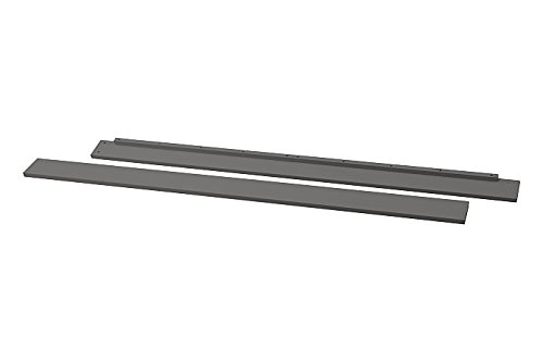 CC KITS Full Size Conversion Kit Bed Rails for Davinci Jayden 4-in-1 Crib (Slate)