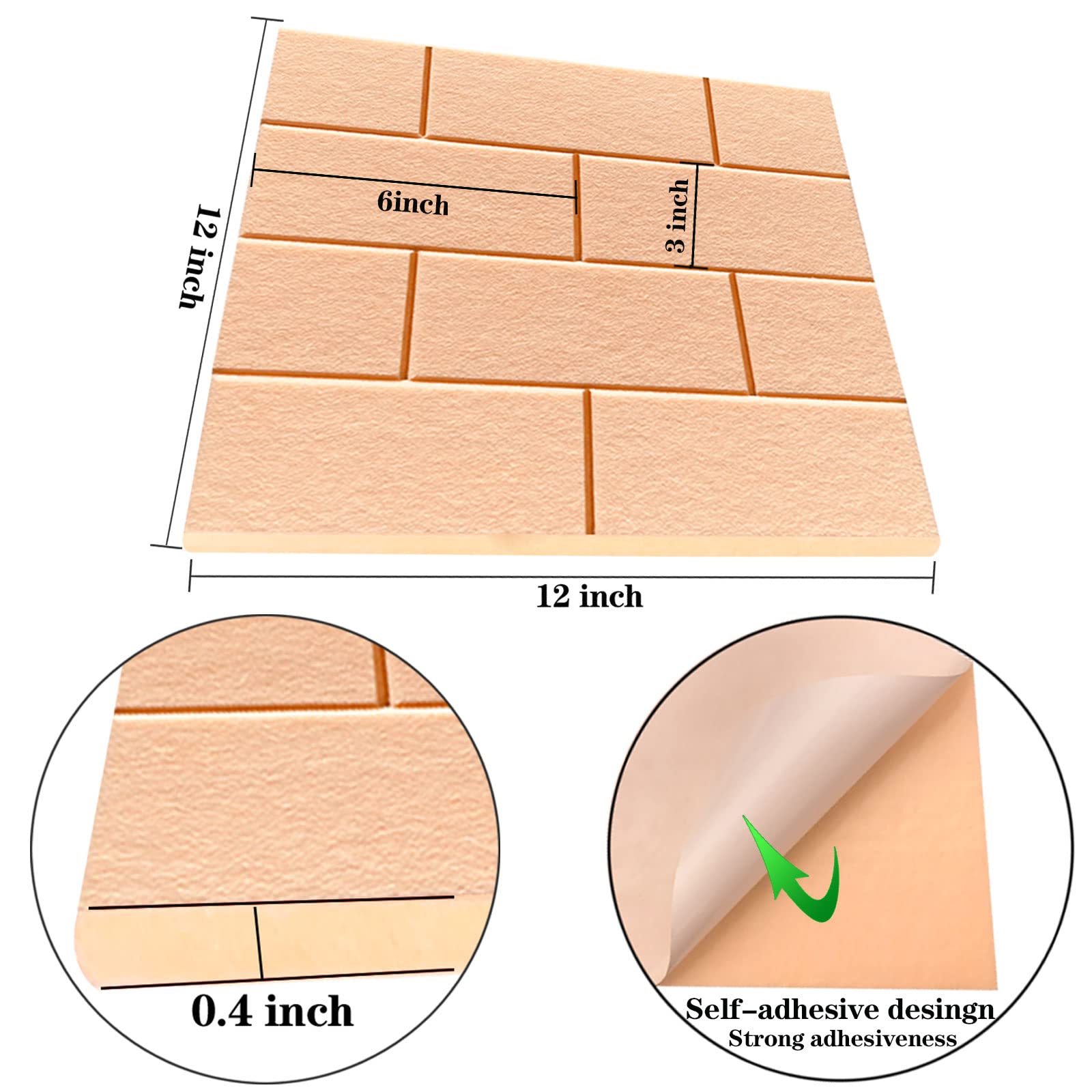 22PCS Pro Grade Acoustic Panels Sound Proof Boards Noise Canceling for Studio Recording, Home Office, Better Than Foam(Warm Yellow)