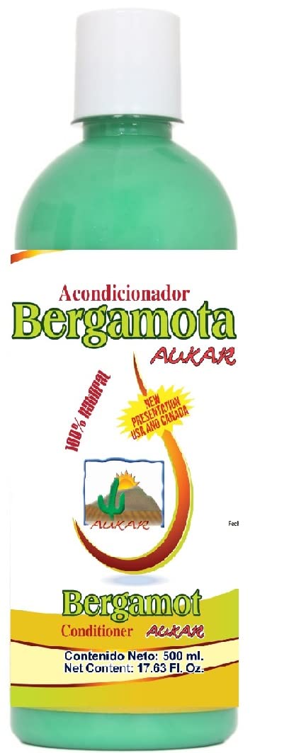Bergamot Shampoo and Bergamot Conditioner ( SET ) 500 ml ea. 100% Natural, Hair Regrowth & No more Dryness. Volume, Thickness and Brightness