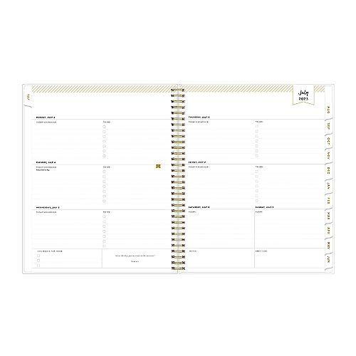 2023-2024 Day Designer Weekly/Monthly Planning Calendar, 8-1/2" x 11", Poppy Garden, July 2023 to June 2024, 142522