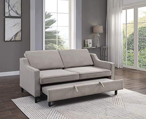 Lexicon Maston Convertible Studio Sofa Bed, Cobblestone