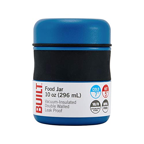 BUILT 10 Ounce Vacuum Insulated Food Jar Tumbler Double Wall Imperial Blue 5237386