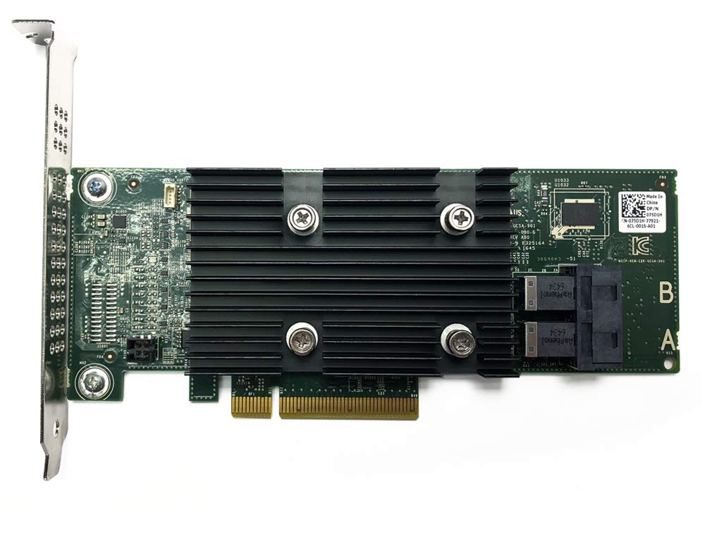 Dell 75D1H PERC H330 PCI-E X8 12GBPS RAID Controller Card D/PN: 075D1H