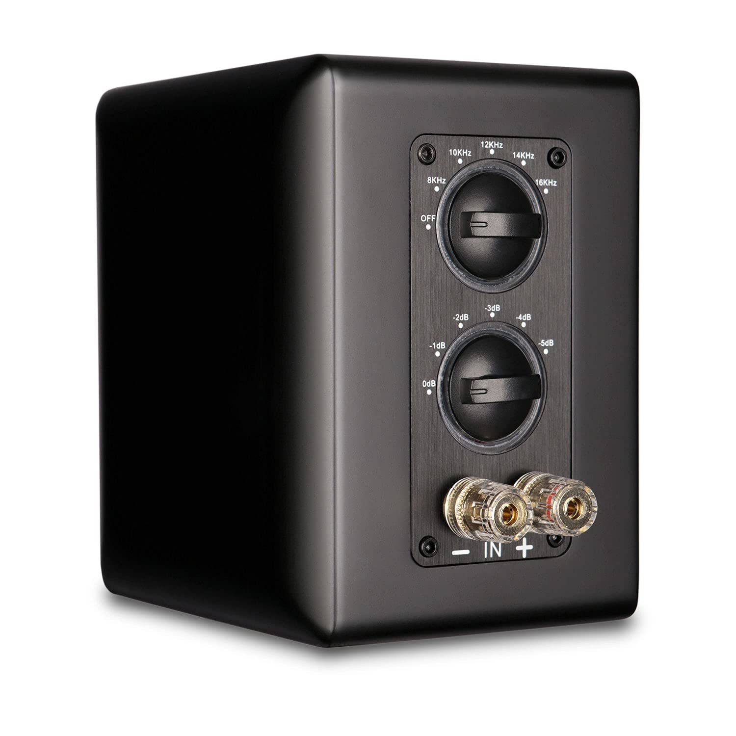 Aperion Audio RST MKII Aluminum-Ribbon Super Tweeter Pair for Home Theater Stereo Speaker HiFi Audiophile Ultra High-End Frequency Response up to 40kHz Pair (Stealth Black)
