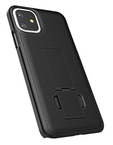 Encased iPhone 11 Belt Clip Case (DuraClip Series) Ultra Slim Cover with Holster (Black)