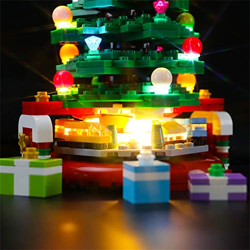 LIGHTAILING Light Set for (Creator Christmas Tree) Building Blocks Model - Led Light kit Compatible with Lego 40338(NOT Included The Model)